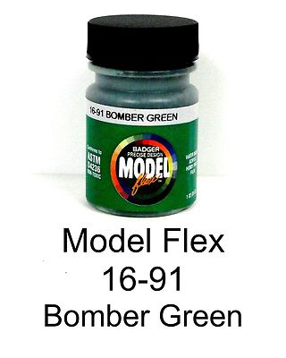 Badger Model Flex 16-91 Bomber Green 1 oz Acrylic Paint Bottle | eBay