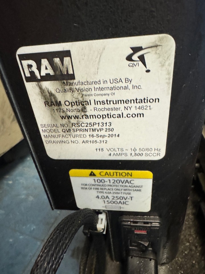 OGP MVP 250 Vision Measurement System Smartscope w/QVI Controller ...