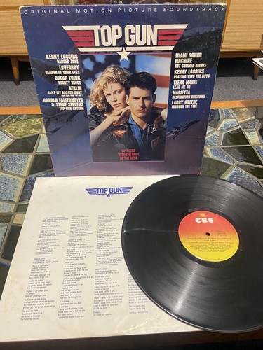 1986 TOP GUN Original Motion Picture Soundtrack Vinyl Lp Record Album ...