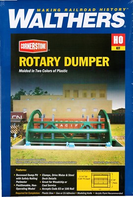 HO Scale Walthers Cornerstone 933-3903 Superior Paper Rotary Dumper Kit ...