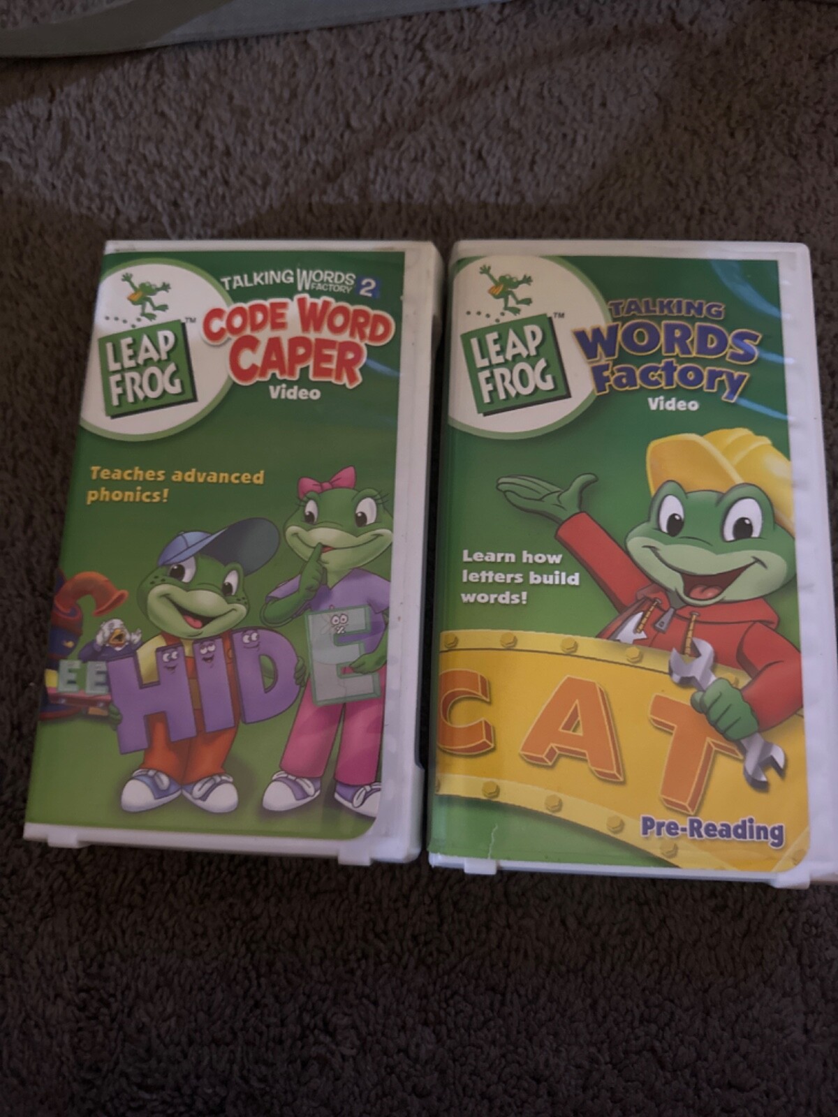 Leap Frog VHS Educational Talking Words Factory Teaching 85393435431| eBay