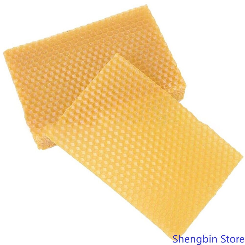 30Pcs Bee Wax Foundation Sheets for Hive Frames, Beekeeping Equipment ...