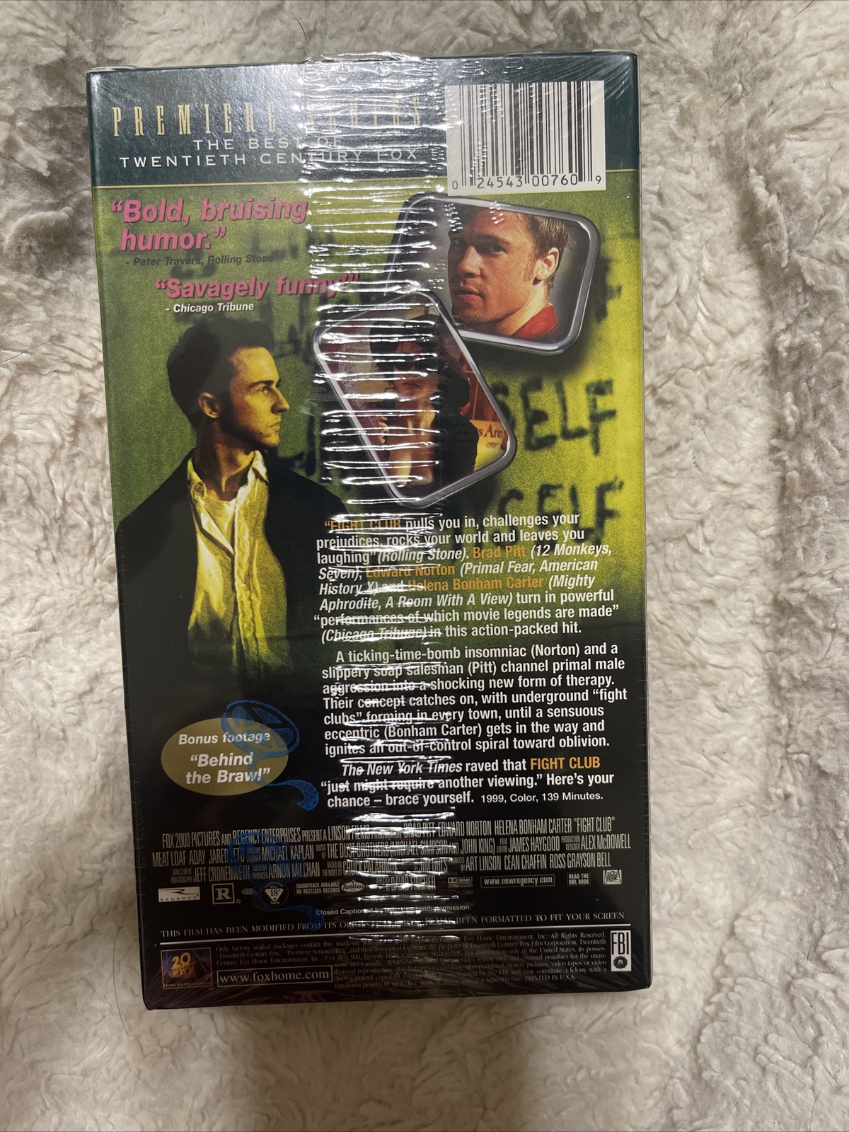 Fight Club (VHS, 2000) for sale online | eBay