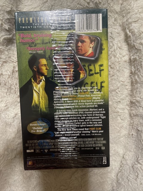 Fight Club (VHS, 2000) for sale online | eBay