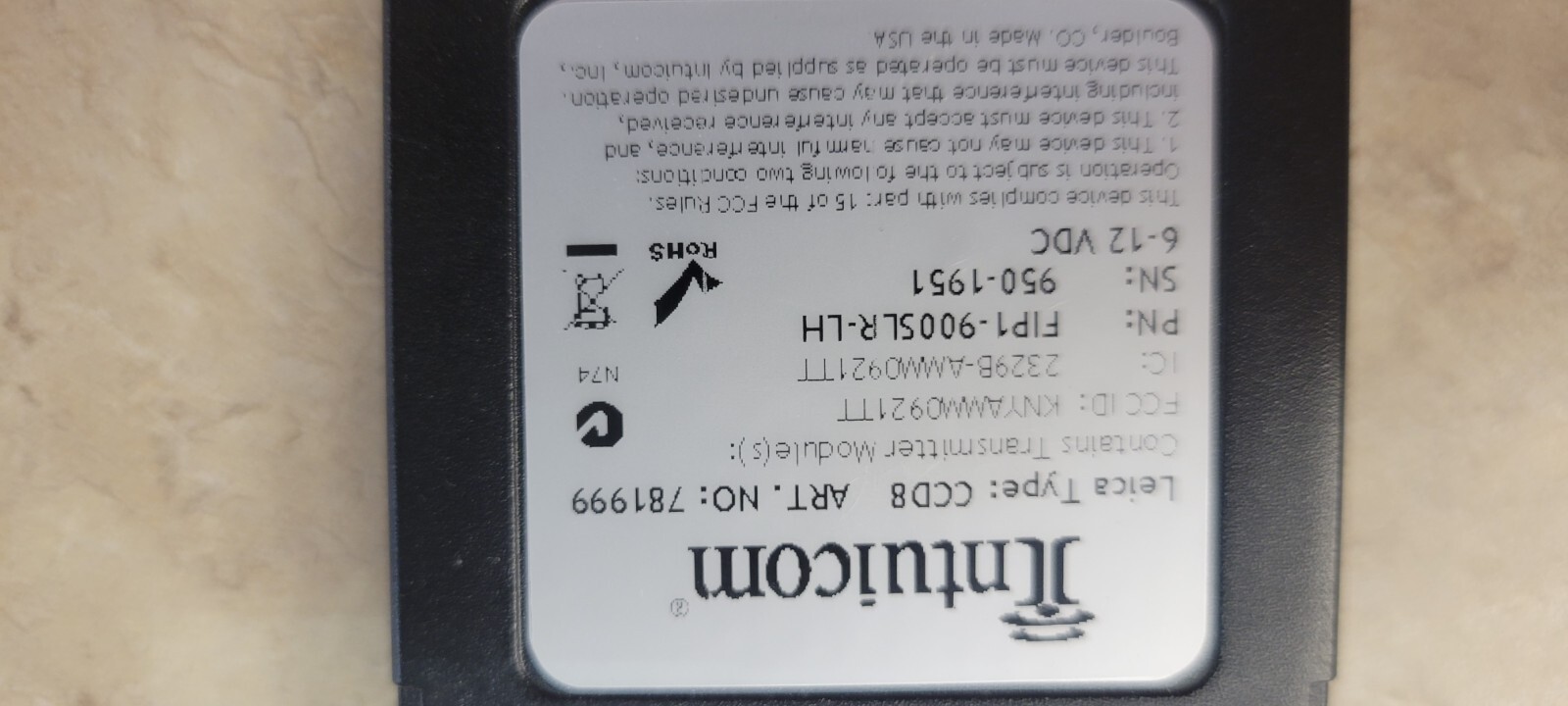 LEICA CCD8 INTUICOM GPS RADIO FIP1-900SLR-LH | eBay