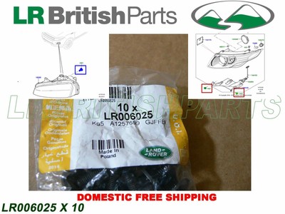 GENUINE LAND ROVER HEADLAMP & FOG LAMP SCREW EVOQUE SET OF 10 NEW ...