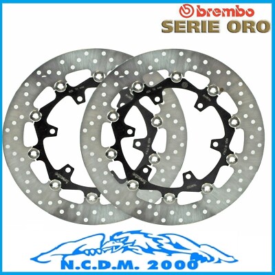 Floating Brembo Front Brake Discs Yamaha 750 YZF-R7 OW02 2001 2002 2003 ...