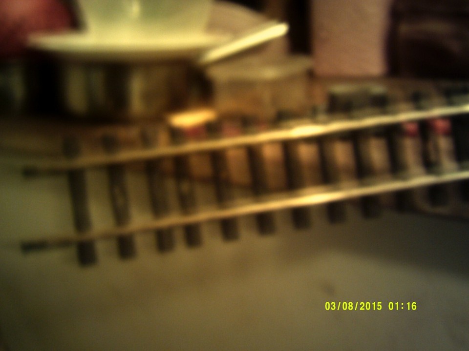 g scale brass lgb 4 foot straight track + black ties see my others ...