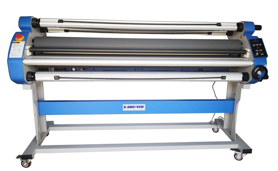 1630mm 64" Auto Hot Cold Laminator Heat-Assist Roll Laminating+Slitting ...