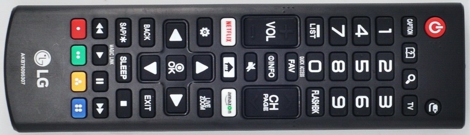 LG AGF76631064 Remote Control for LG TVs 43UJ6350 49UJ6200 55UJ6520 ...
