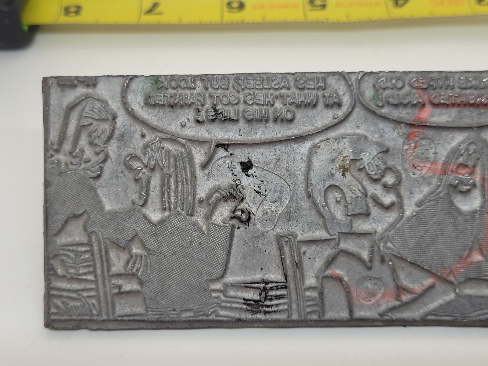 Vintage Lot of 3 Comic Strip Metal Assorted Print Block Original Plates ...