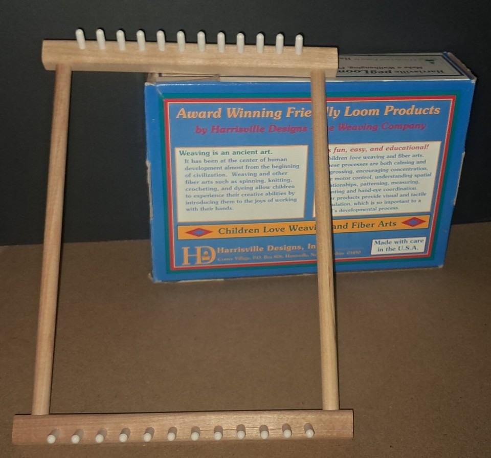 Friendly Loom Peg Loom Hardwood, Weaving crafts for Age 6 and up ...