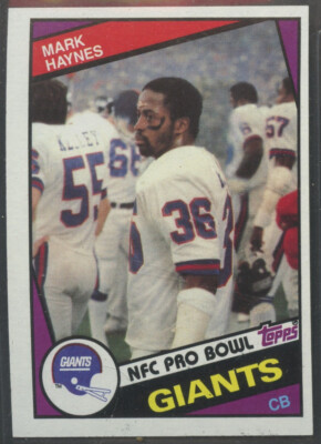 1984 Topps #317 Mark Haynes New York Giants | eBay