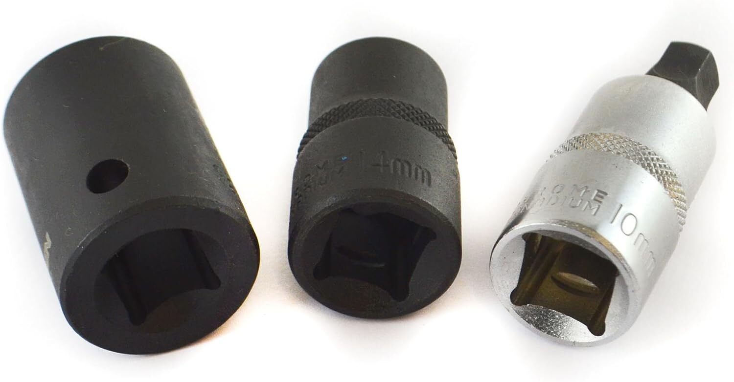 3PC 1/2" DR Pentagon Hex Brake Socket Set Bendix Girling Smart Brake ...