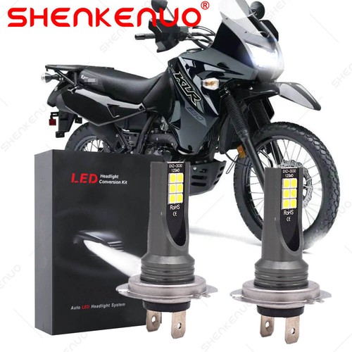 For Kawasaki KLR650 LED Bulbs 2008-2018 6000K Headlight Light Replace ...