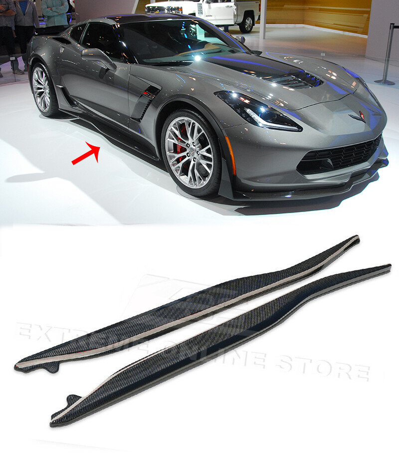 Corvette Carbon Fiber Side Skirts 2014 19 Corvette C7 EOS Performance