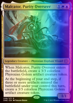 MTG Malcator, Purity Overseer (208/493) Phyrexia All Will Be One NM ...