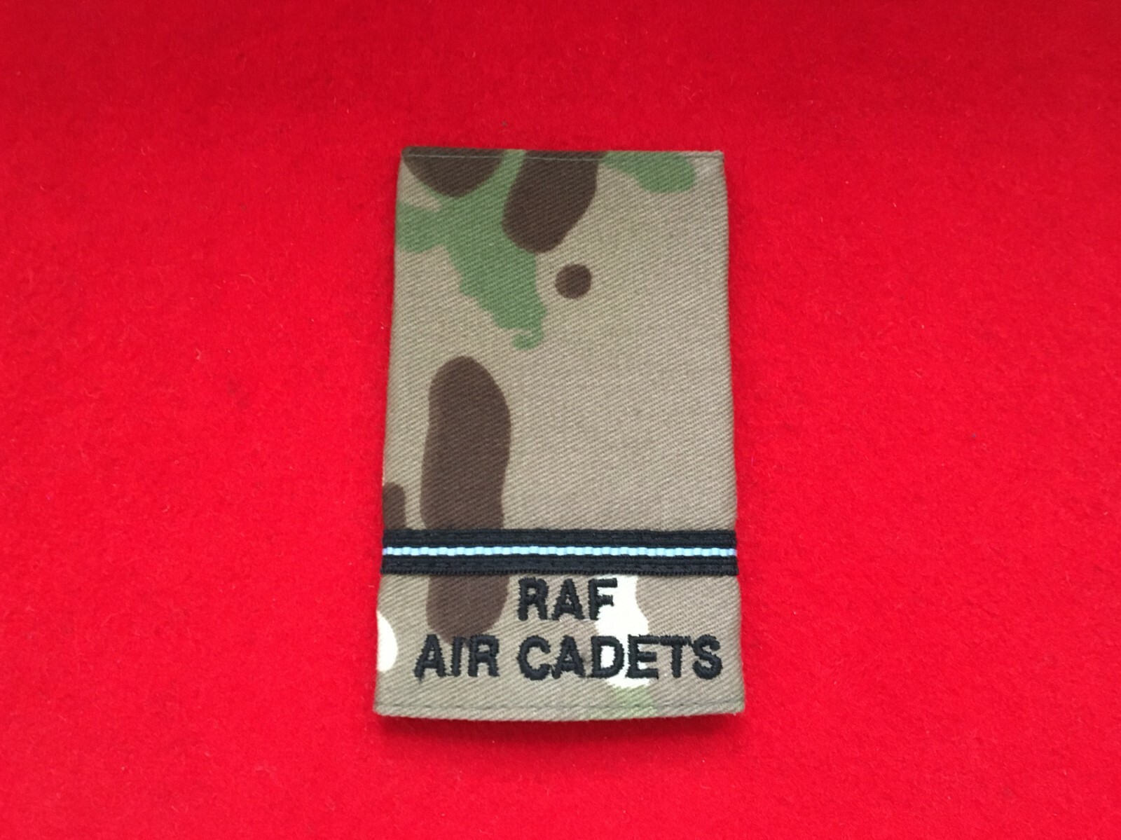 Royal Air Force RAF Air Cadet Officer Multicam Rank Slides ATC Rank ...
