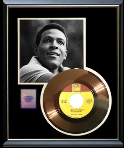 MARVIN GAYE I HEARD IT THROUGH THE GRAPEVINE GOLD RECORD NON RIAA RARE ...