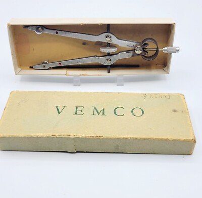 Vintage Vemco Steel Compass Drawing Instrument | eBay