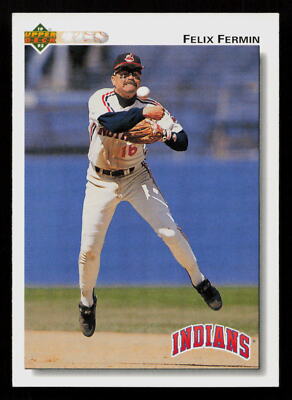 1992 Upper Deck Felix Fermin #160 Cleveland Indians Baseball Card | eBay