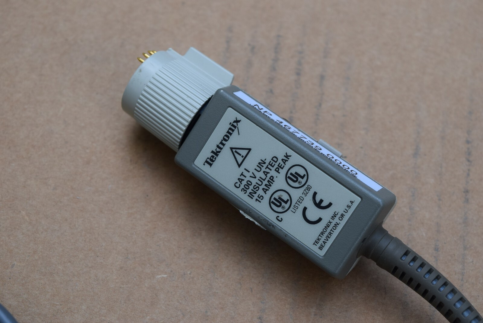 Tektronix TCP202 DC Current Probe, 15 A, 50 MHz Oscilloscope TEK Test ...