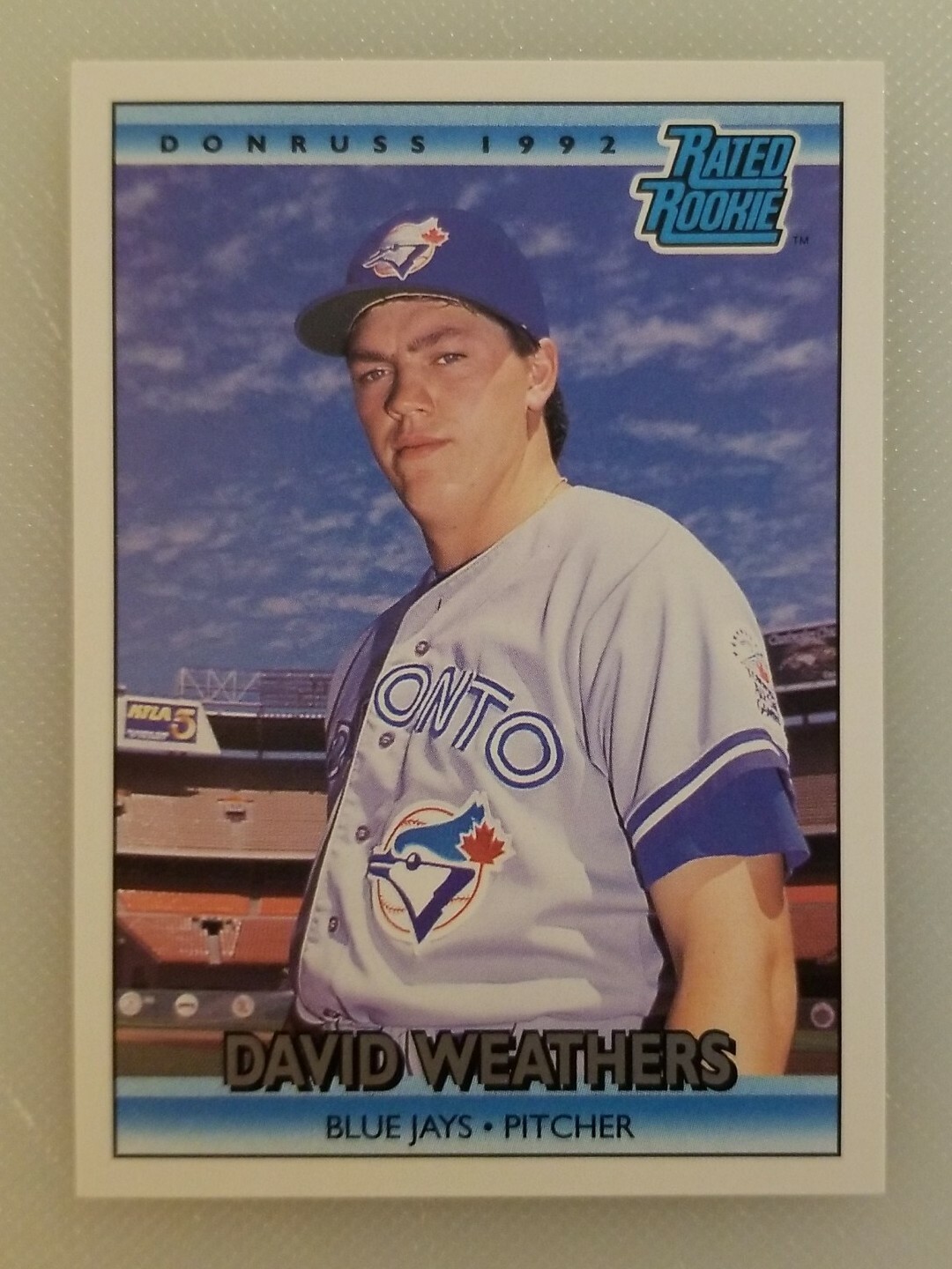1992 Donruss Rated Rookie David Weathers #418 | eBay