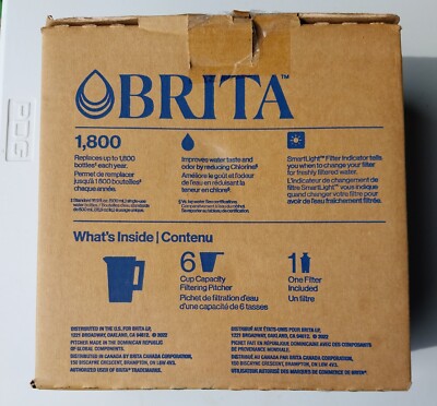 Brita Metro Water Filter Pitcher with Smartlight Filter Change ...