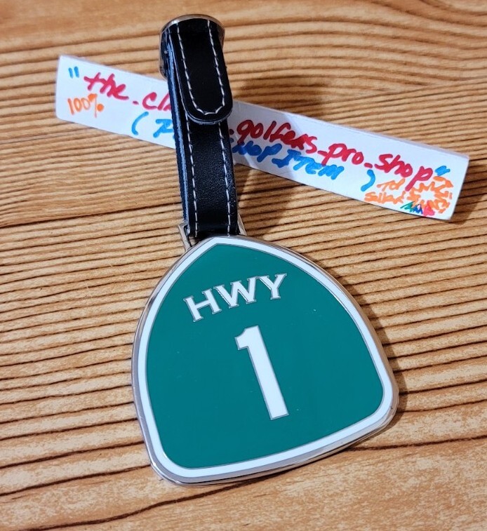 Half Moon Bay Golf Links Bag Tag "HWY 1" Bay Tag SHIPS FREE w/Buy it ...