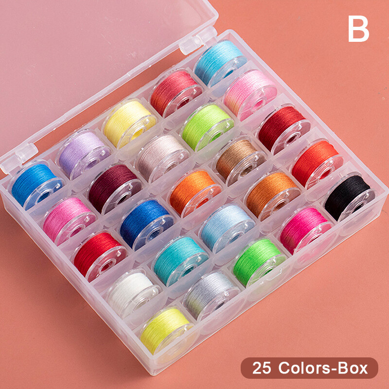 Sewing Bobbins Box Set Sewing Machine Bobbin Multicolor Stitch Machine ...