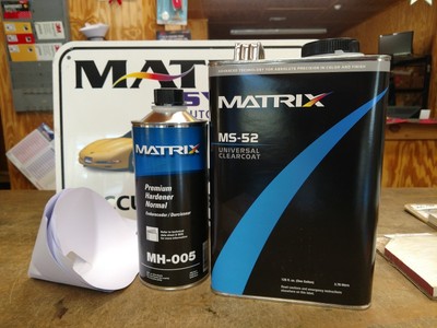 MS-52 Matrix Universal Gallon Clear Coat Kit. Your choice of hardener ...