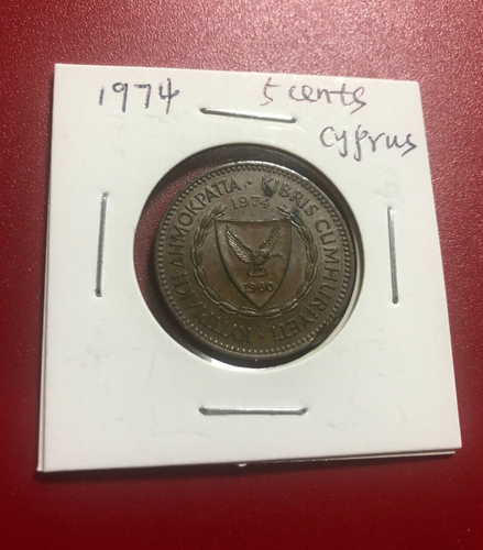 1974 Cyprus 5 Cents Coin - Nice World Coin | eBay