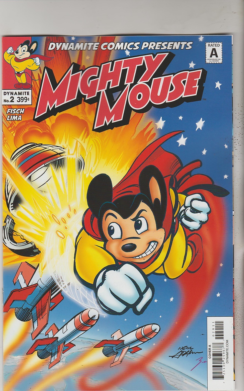 DYNAMITE COMICS MIGHTY MOUSE #2 JULY 2017 VARIANT A 1ST PRINT NM | eBay