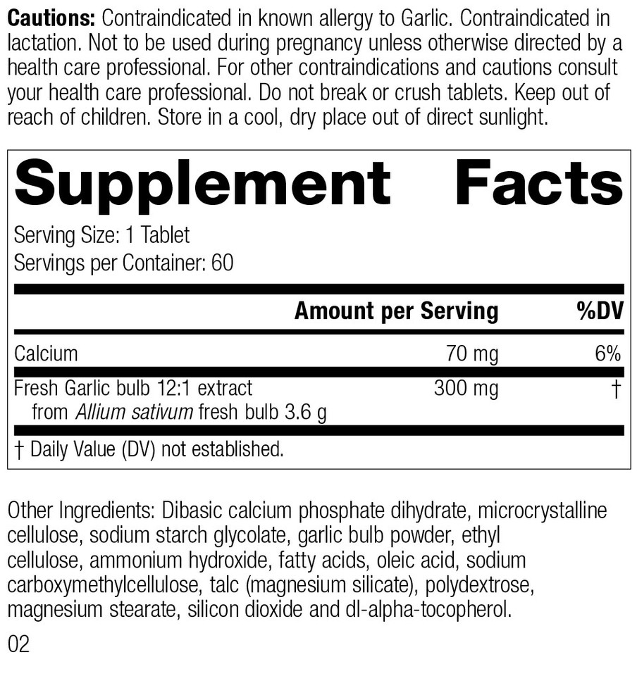 Standard Process, Mediherb, 4 Garlic Forte, 60 Tablets. | eBay