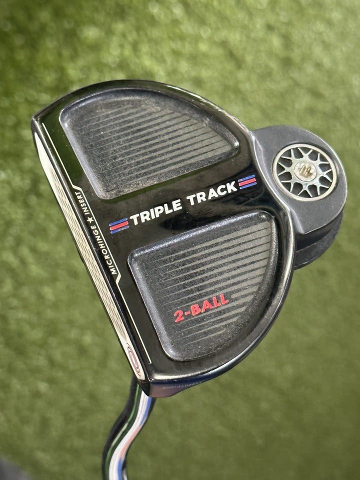 Odyssey Triple-Track 2 Ball LEFT HAND Golf Putter. HallowedGolf.com ...