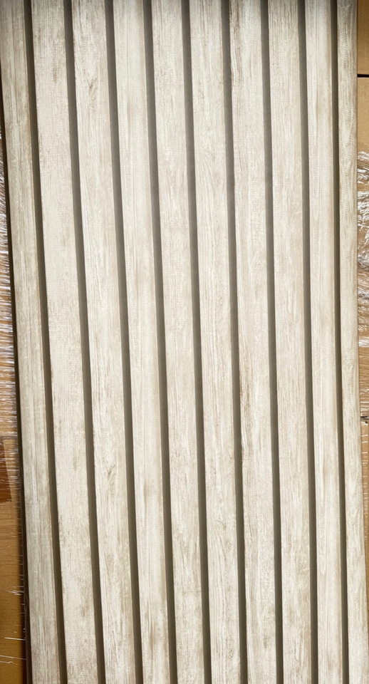 Holden Decor Wood Effect Slats Neutral Modern 3D Panel Look Wallpaper ...