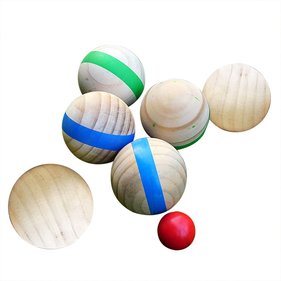 Petanque Boules Wooden Bocce Pallino For Bocce Ball Game Bocce Ball | eBay
