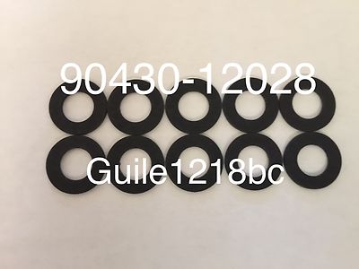 NEW 10PC TOYOTA DRAIN PLUG WASHER GASKETS 90430-12028 red or black | eBay