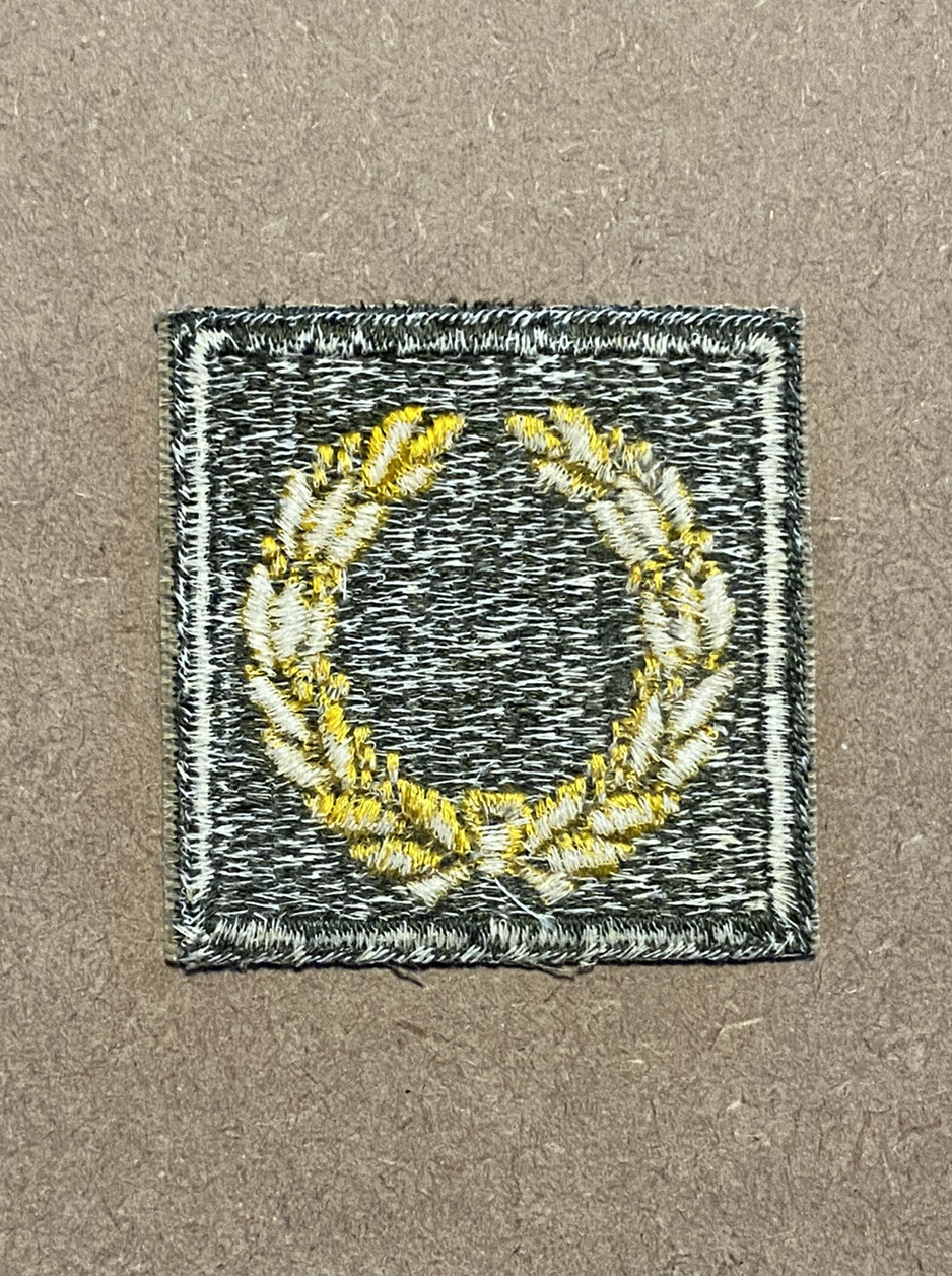 WW2 US Army Meritorious Unit Citation Patch MUC, Emboidered, Snow Back ...