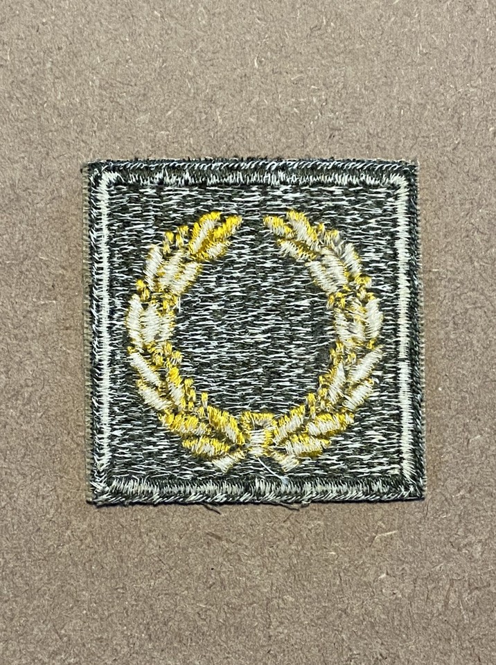 WW2 US Army Meritorious Unit Citation Patch MUC, Emboidered, Snow Back ...