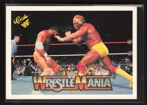1990 Classic WWF Wrestlemania #95 Hulk Hogan / "Macho Man" Randy Savage ...