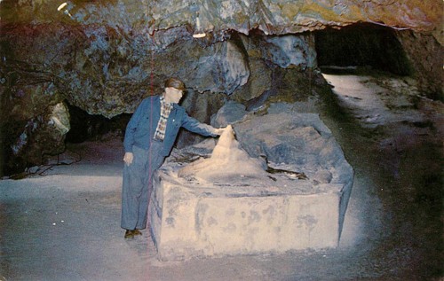 Postcard Famous Crystal Cave Pennsylvania Ice Cream Cone Formation | eBay