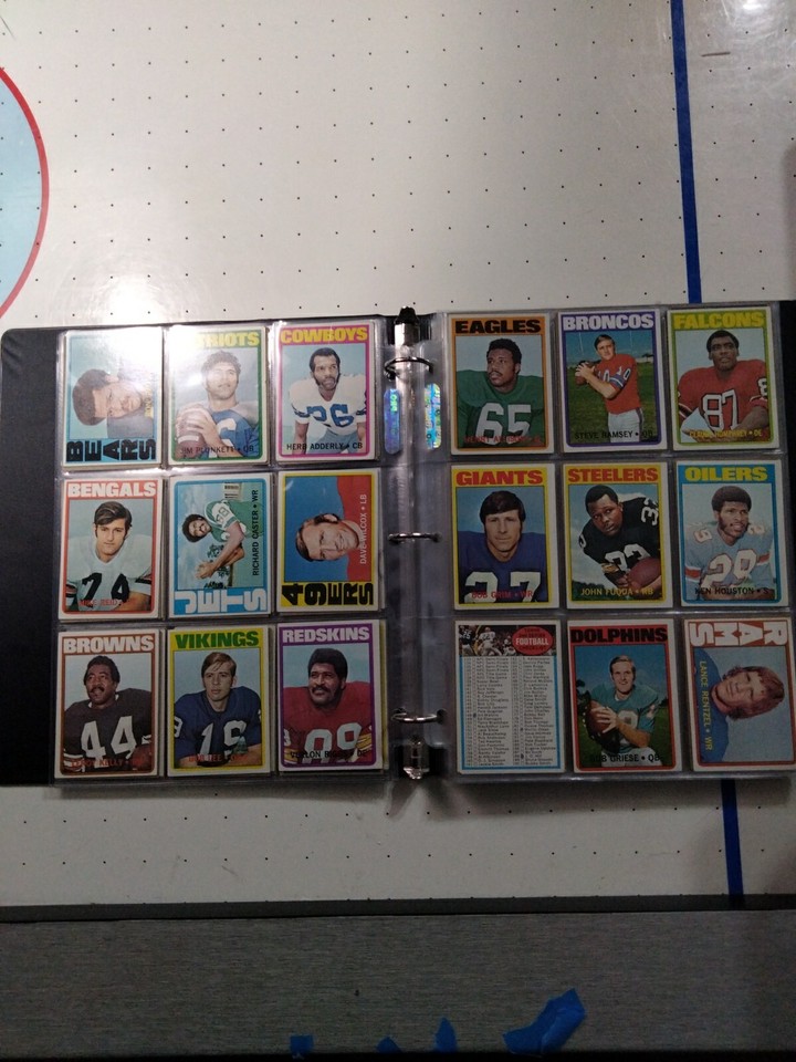 1972 Topps Football Complete Set Series 1&2 263 Ex Staubach RC Manning ...