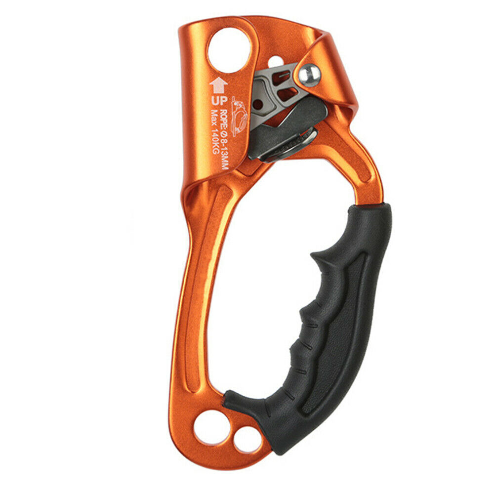 Right/Left Hand Ascender Rock Tree Climbing Rope Clamp Caving Gear ...