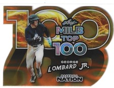 2025 Leaf Baseball Nation - Milb Top 100 George Lombard Jr. #MB-30 ...