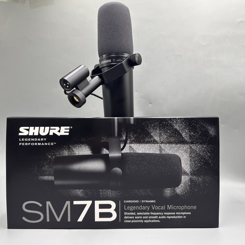 Shure SM7B Cardioid Dynamic Vocal Broadcast Microphone Sealed in box ...