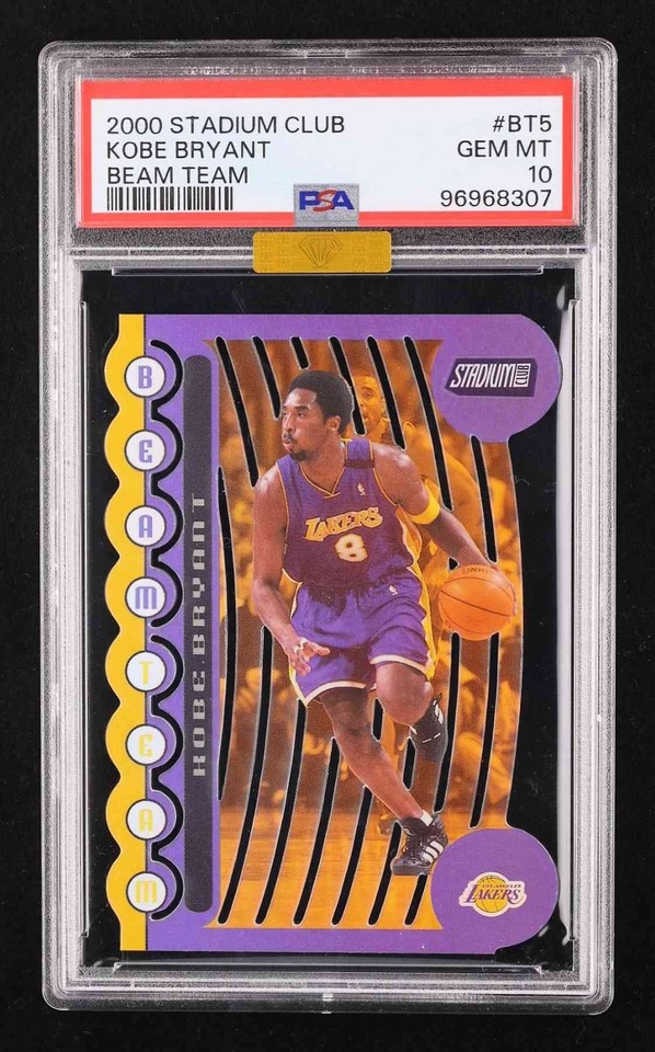 Kobe Bryant 2000 Topps Stadium Club Beam Team DIe Cut #BT5 PSA 10 MBA ...