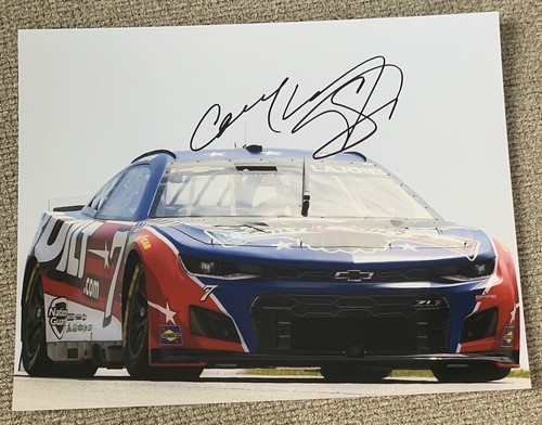 Corey Lajoie Signed 8x10 Photo Built Bar Car On Track NASCAR Auto COA ...