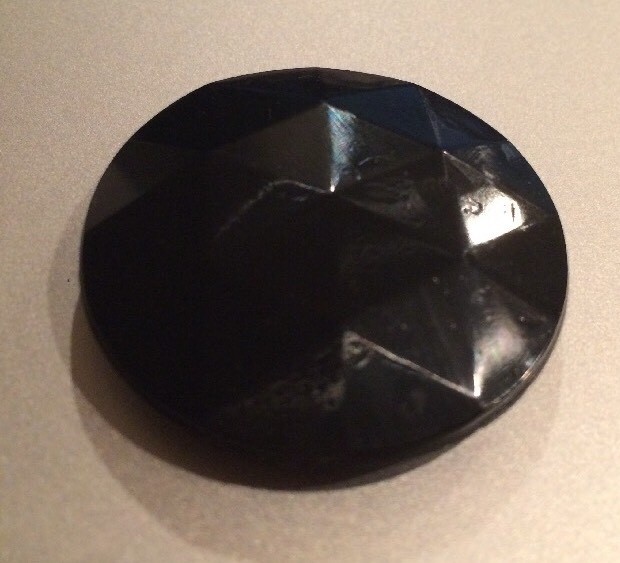 Vintage Black Jet Buttons Hand Cut Buttons - Set of 4 | eBay