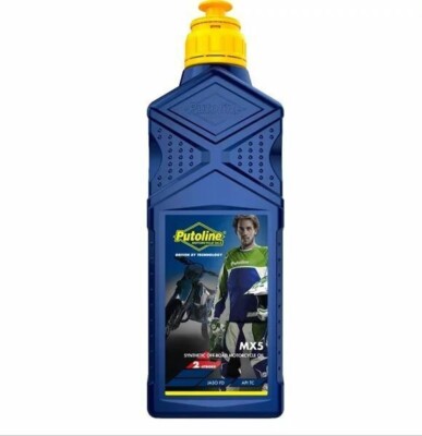 Putoline MX5 Synthetic Racing 2 Stroke Oil 1 Litre Pre Mix & Injection ...